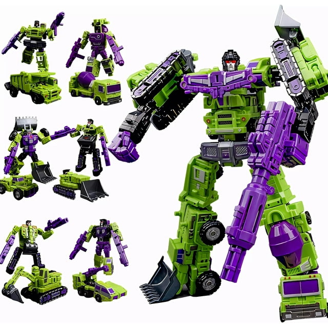 Deformation Toys, GT Engineering Devastator Combiner 6 in 1 Studio Series Character Action ...