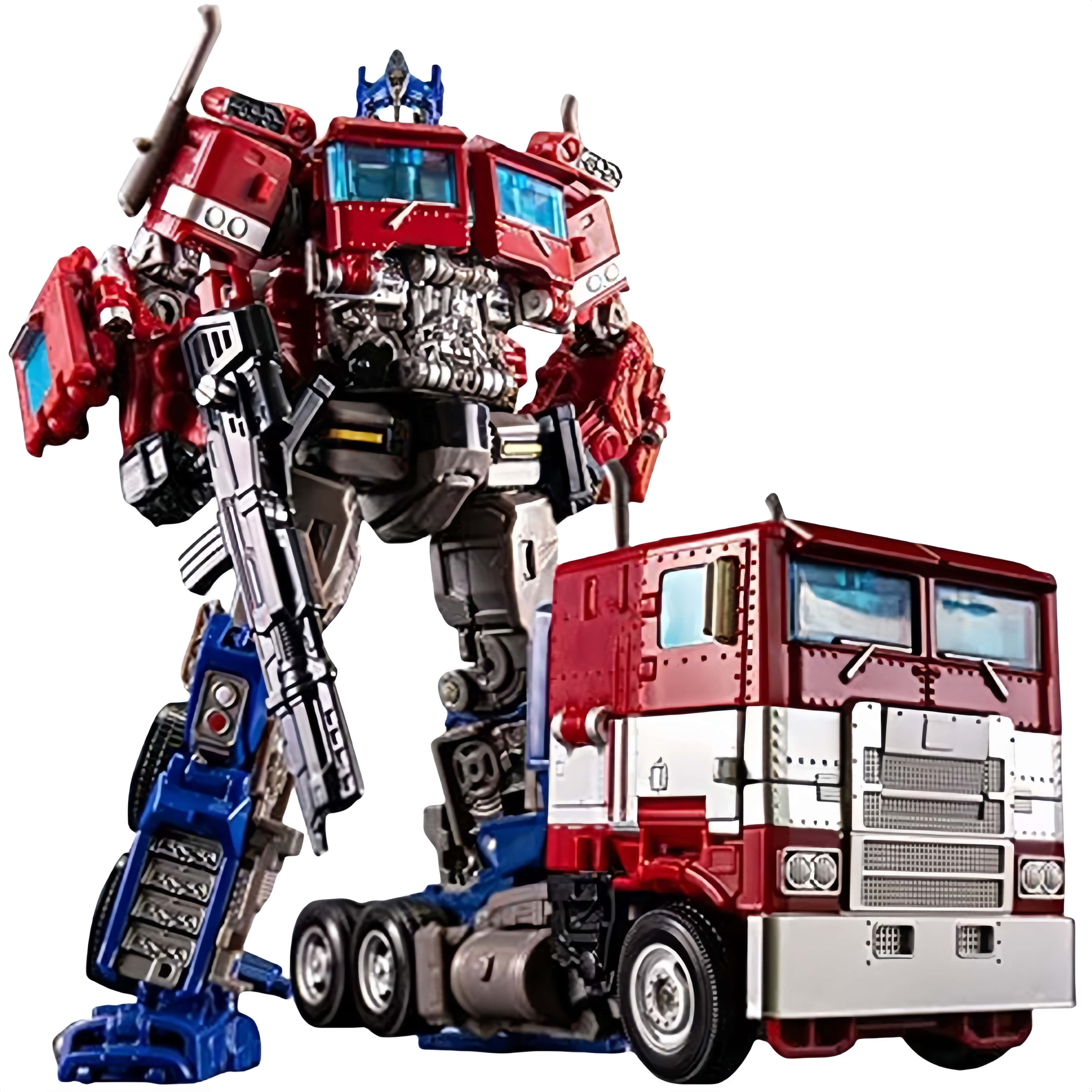 8-Inch Collectible Transforming Car Robot Action Figure - Alloy & ABS ...