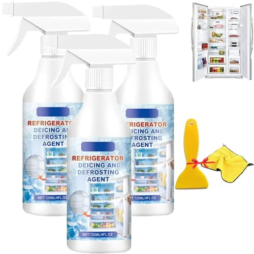 Defrosting Spray For Fridge Freezer, 120ml Fridge Freezer Defrosting ...
