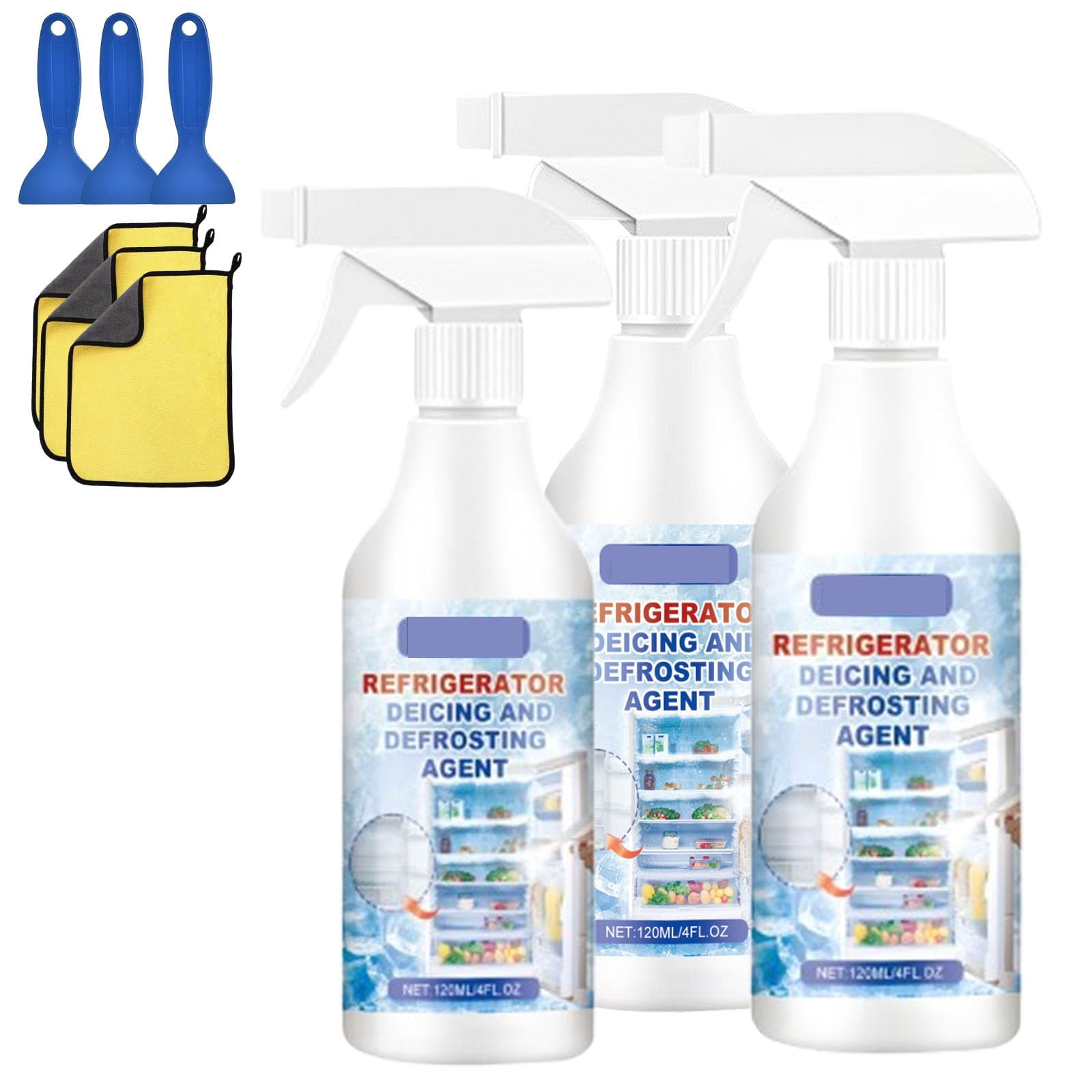 Defrosting Spray For Fridge Freezer, Freezer Defroster Spray, De-Icer ...