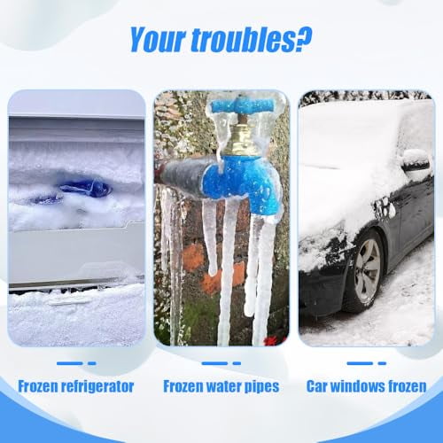 Defrosting Spray For Fridge Freezer, 2025 Upgrade 500ml Quickly Fridge ...