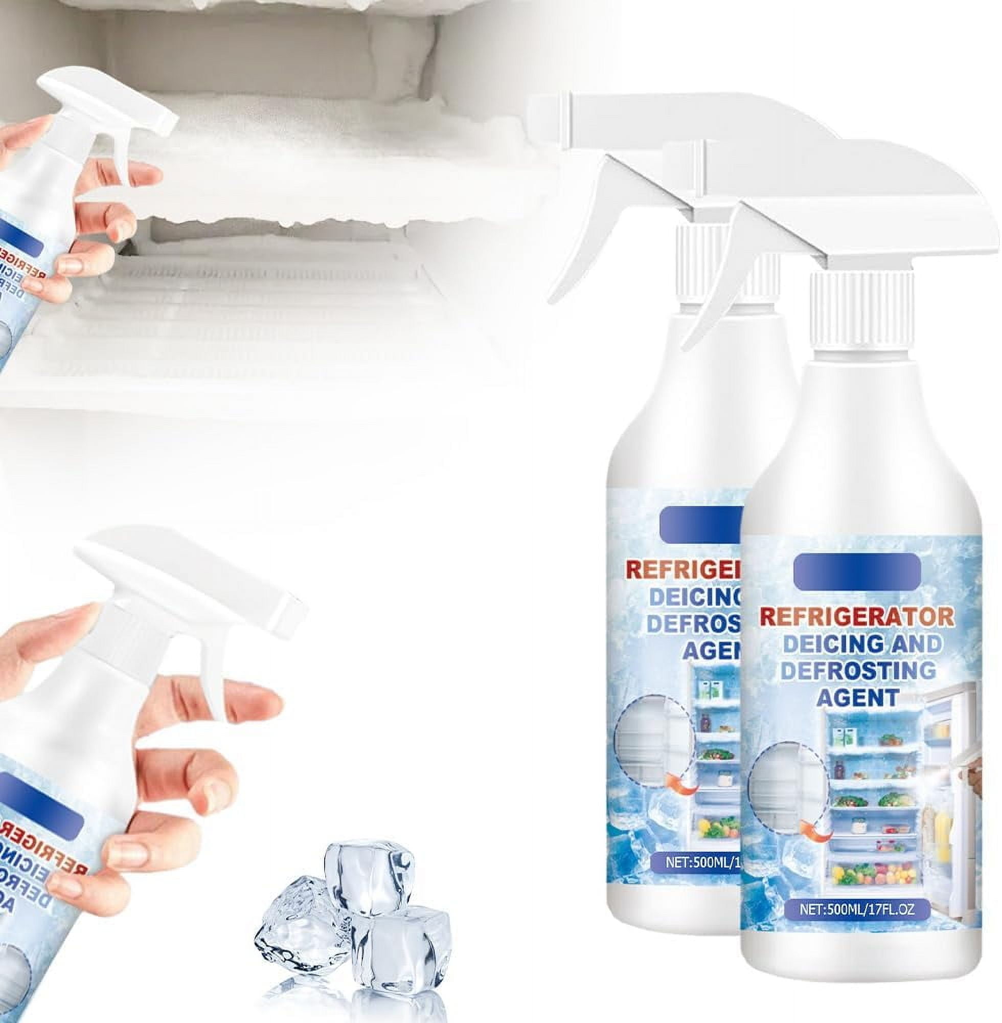 Defrosting Spray For Fridge Freezer, 2025 Upgrade 500ml Quickly Fridge ...