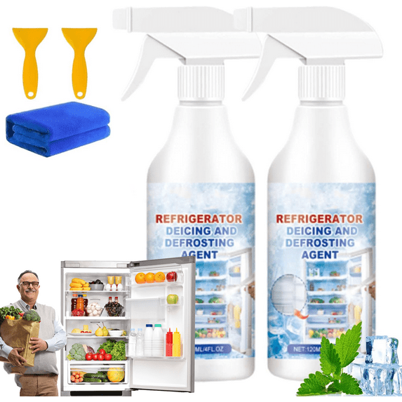 Defrosting Spray for Fridge Freezer, 4fl.oz Defrost Spray for Fridge ...