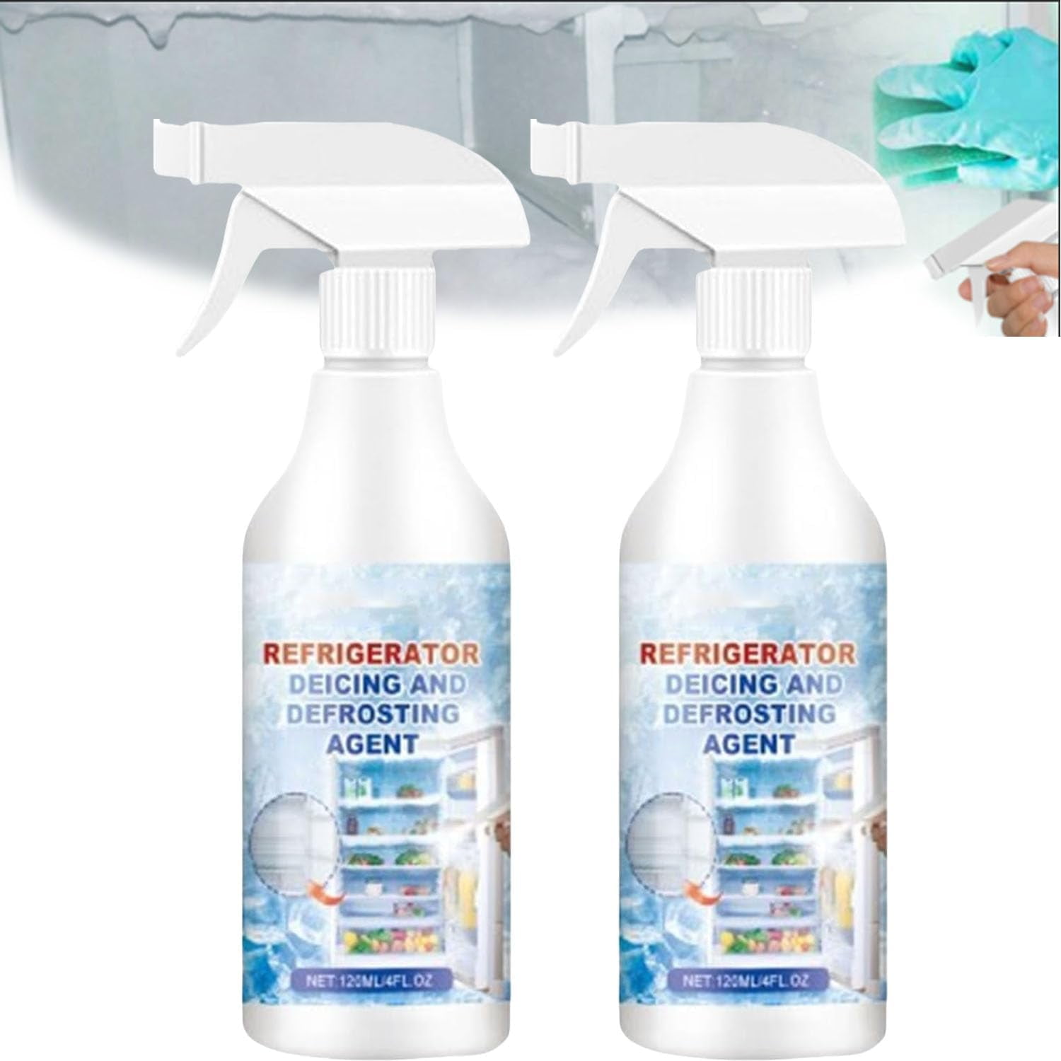 Defrosting Spray for Fridge Freezer, Refrigerator Cleaning Defrost ...