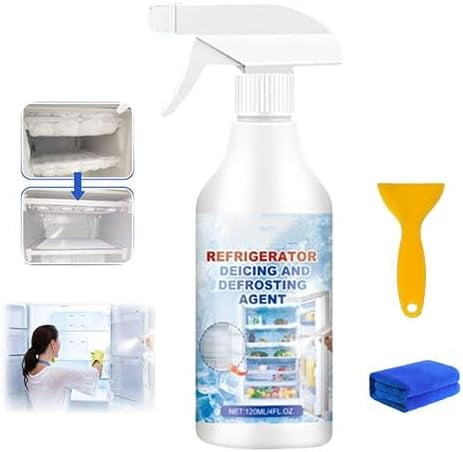 Defrosting Spray for Fridge Freezer, 4oz Fast-Acting Freezer Defroster ...