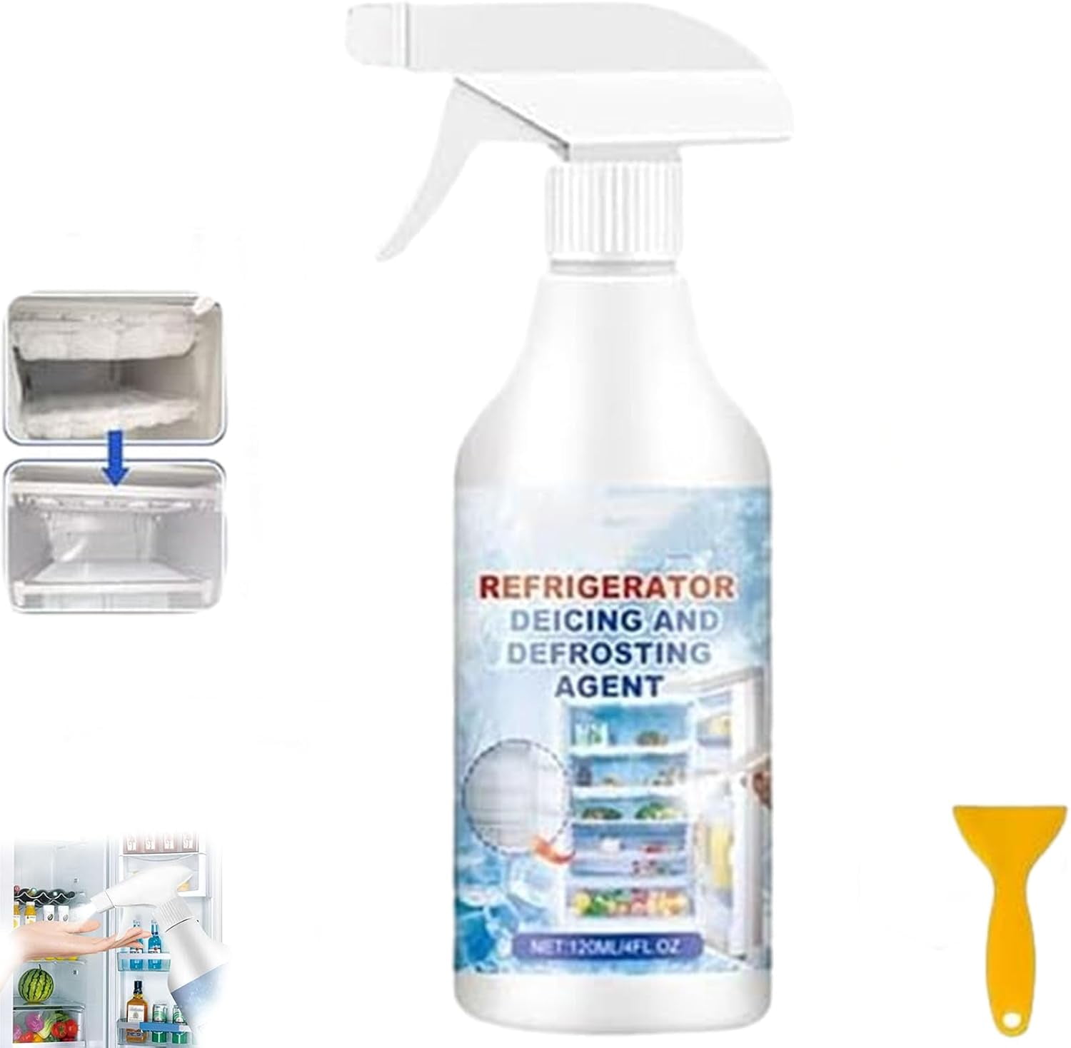 Defrosting Spray for Fridge Freezer, Fridge Freezer Defrosting Spray ...