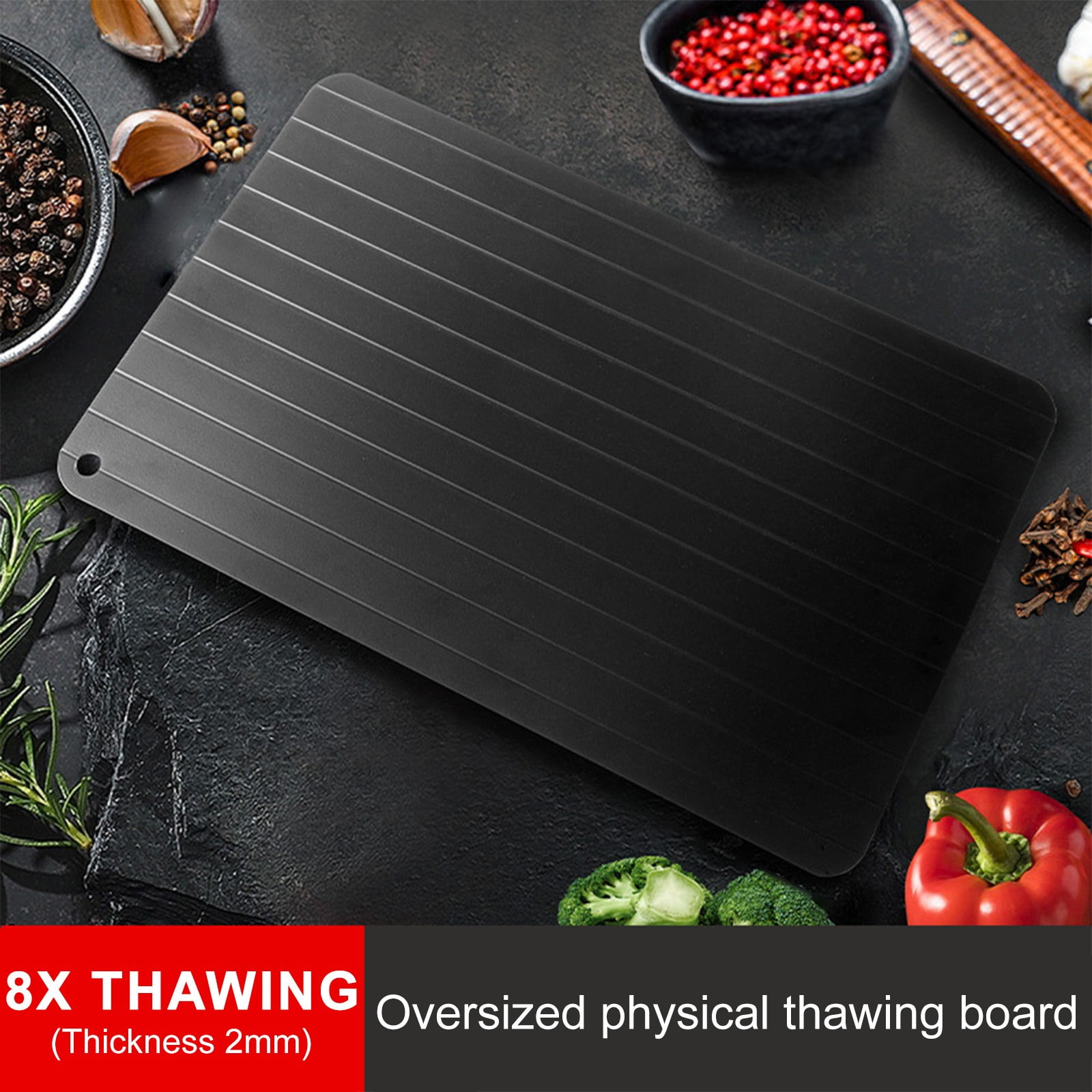 Defrosting Tray for Frozen Meat, Extra-Large Thawing Plate Defrosting ...