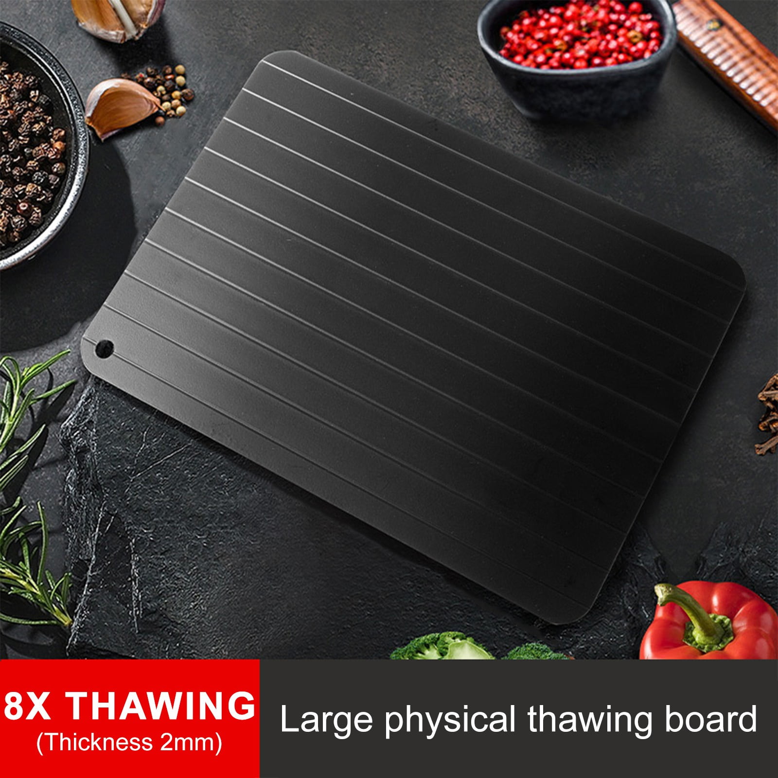 Defrosting Tray for Frozen Meat, Extra-Large Thawing Plate Defrosting ...