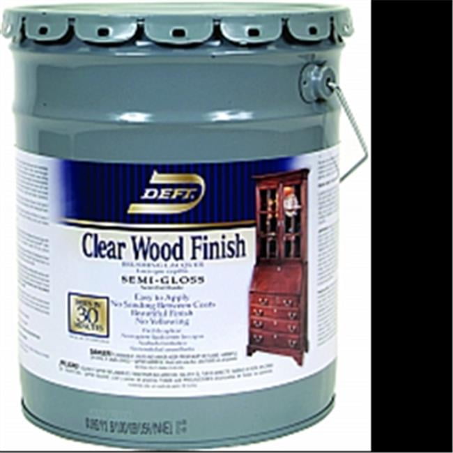 Deft 011-05 5 Gallon Semi Gloss Clear Wood Finish - Walmart.com