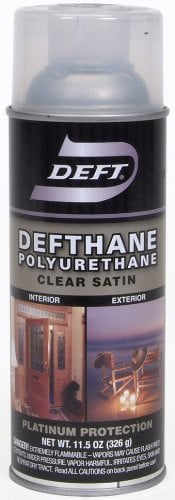 Deft Defthane Interior Exterior Clear Polyurethane Satin Spray, 11.5 ...