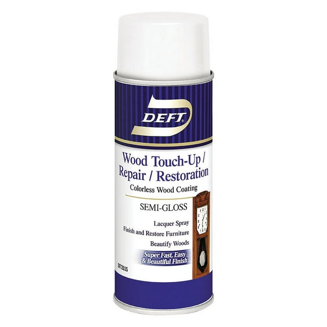 Deft VOC Compliant Clear Wood Finish Interior Spray Lacquer - Walmart.com