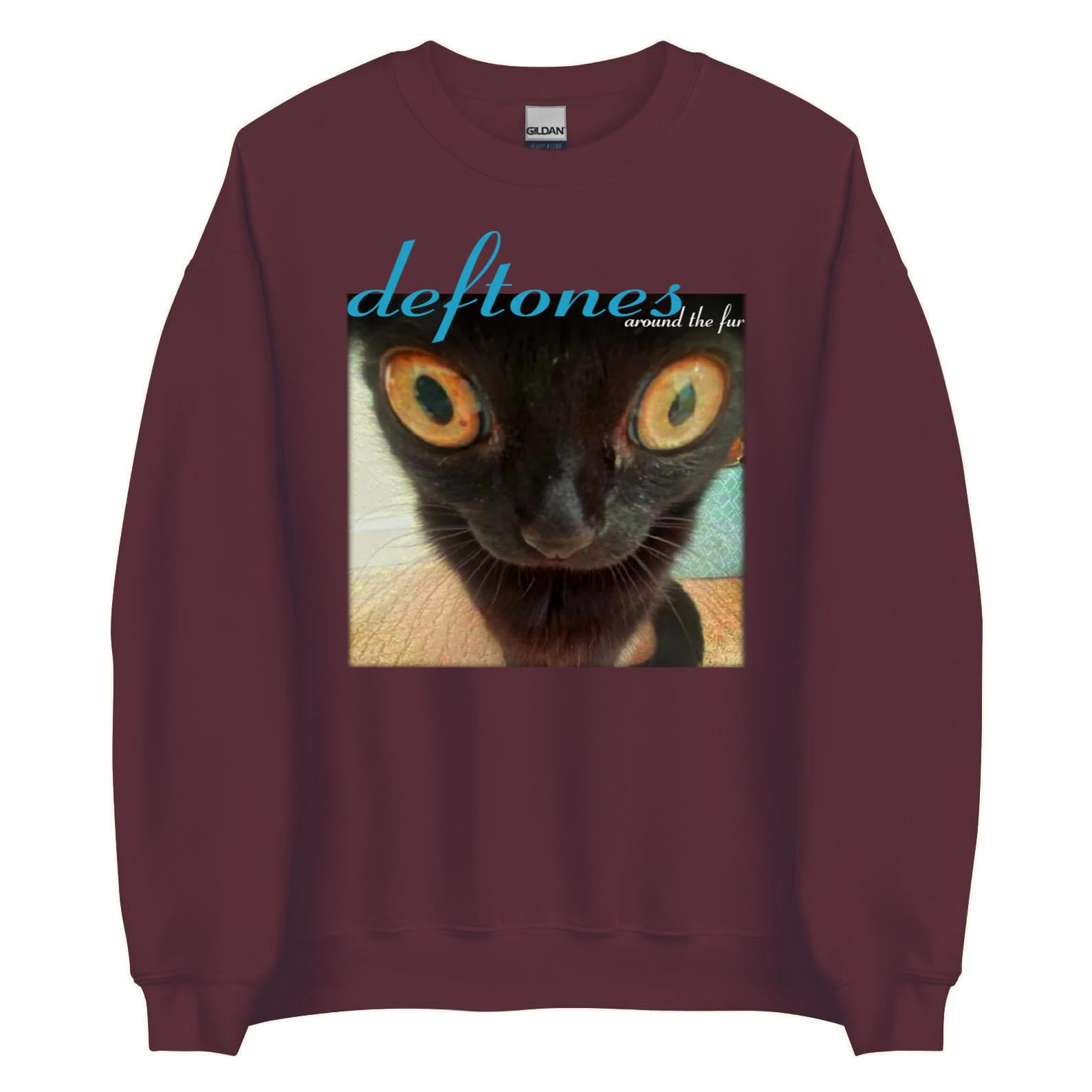 Deftones Around The Fur Cat Band Vtg Black Unisex-TH738 - Walmart.com