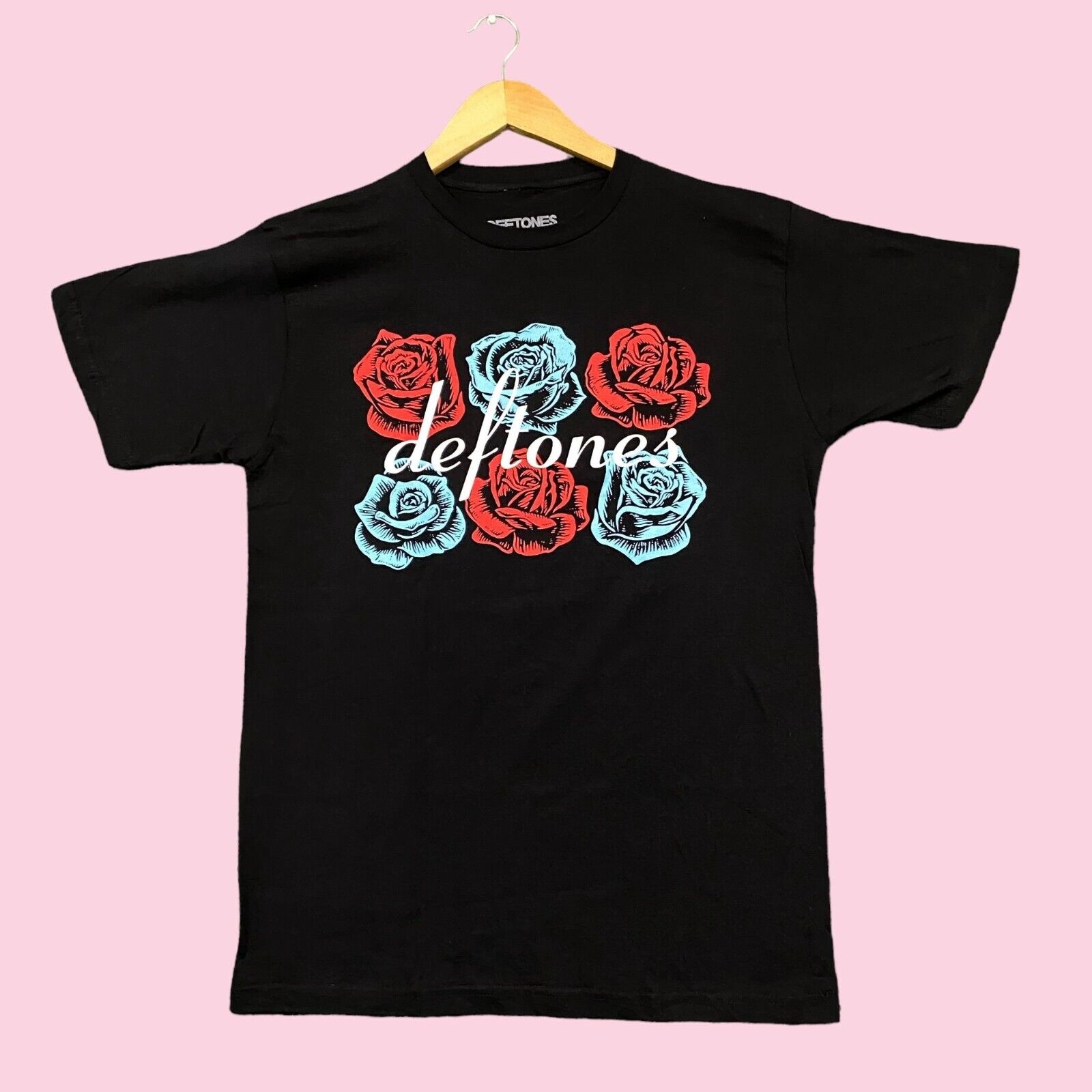 Deftones Blue & Red Roses Nu Metal Band Tee M - Walmart.com
