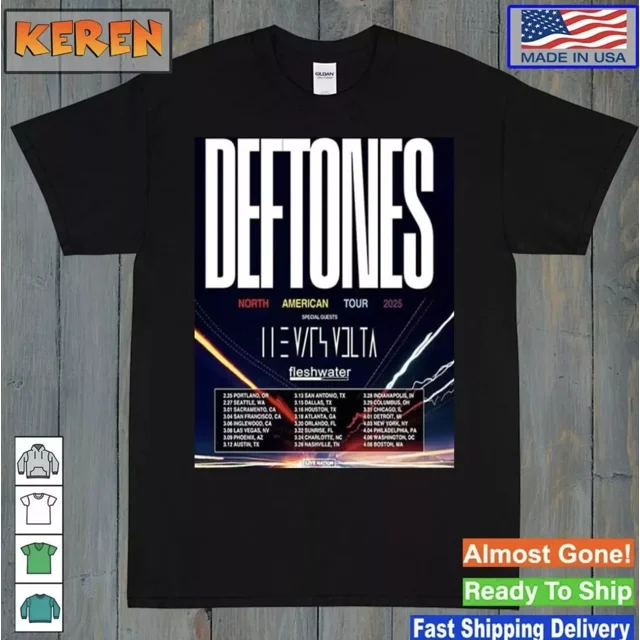 Deftones North American Arena Tour 2025 Tour Dates Live Nation Poster ...