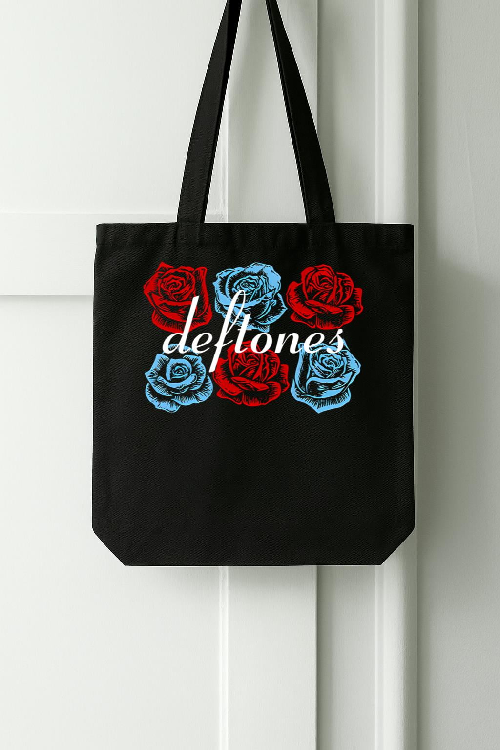 Deftones Red & Blue Roses Fit Tote Bag-TH17101 - Walmart.com