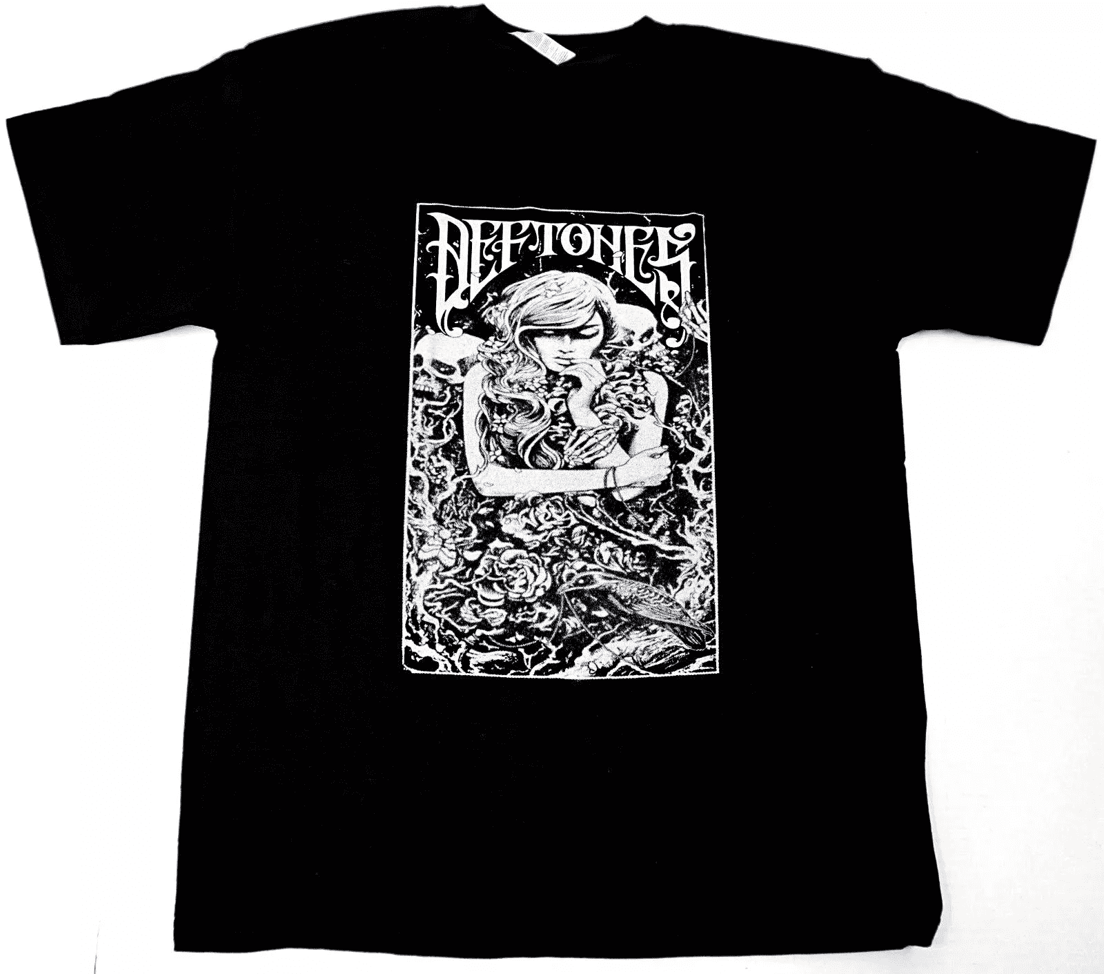 Deftones T-Shirt Rock Nu Metal Tee 100% Cotton Adult Black New Funny ...