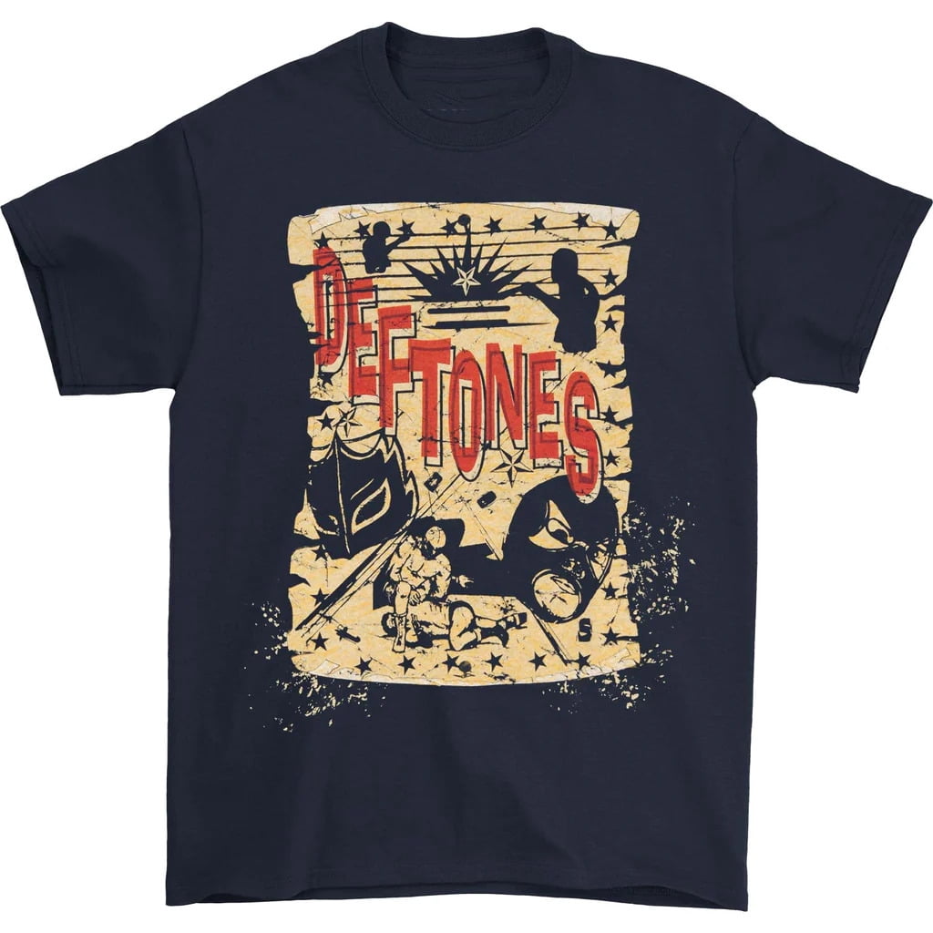 Deftones tour Cotton Short Sleeve Black all Size Unisex T-Shirt - Free ...