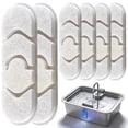 Deftpet 6 Count Replacement Filters & Sponges for Automatic Dog Water ...