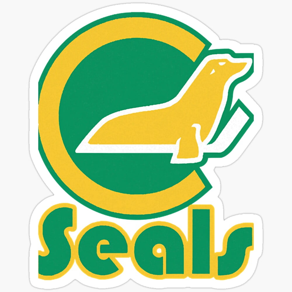Defunct California Golden Seals Hockey Classic Sticker Phone Decal ...