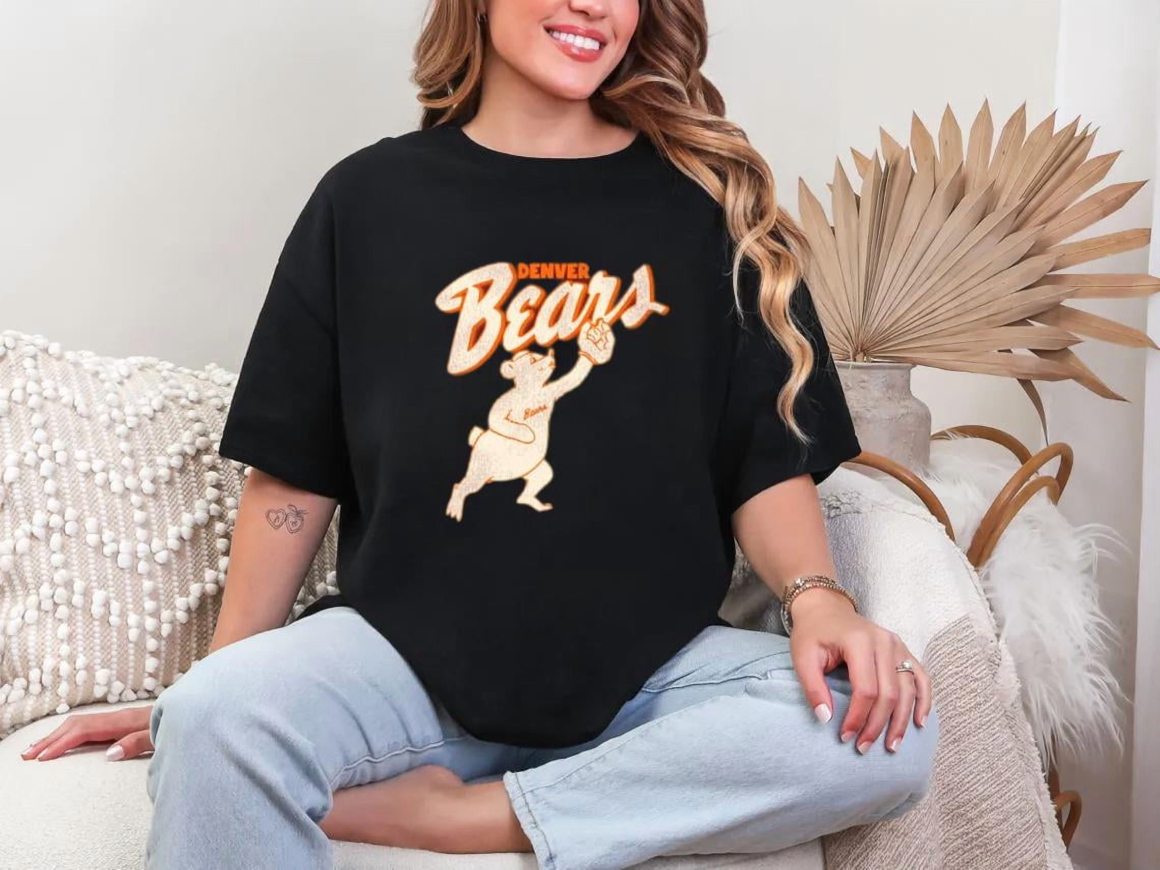 Defunct Denver Bears 50s Baseball Mascot Vintage Style Unisex T-shirt ...