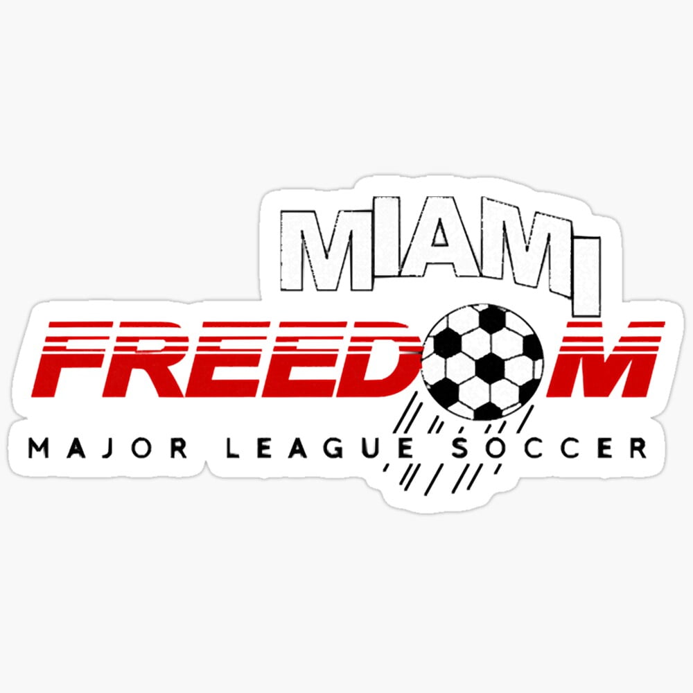 Defunct Miami Freedom Soccer 1990 Classic Sticker Phone Decal Water ...