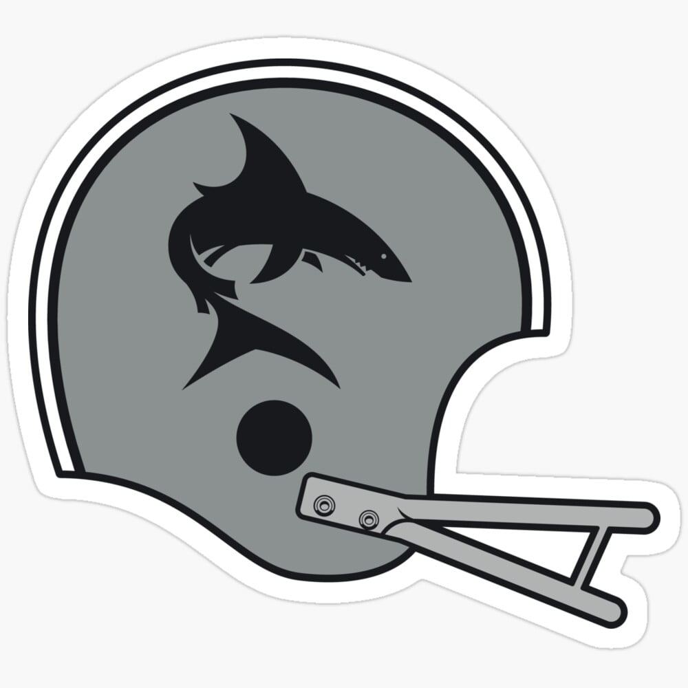 Defunct Series: Jacksonville Sharks Sticker Baseball Sticker, Football ...