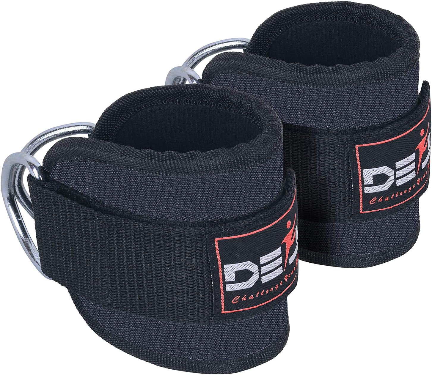 Defy Ankle Fitness Straps – Adjustable, Comfort Neoprene for Glute, Abs ...