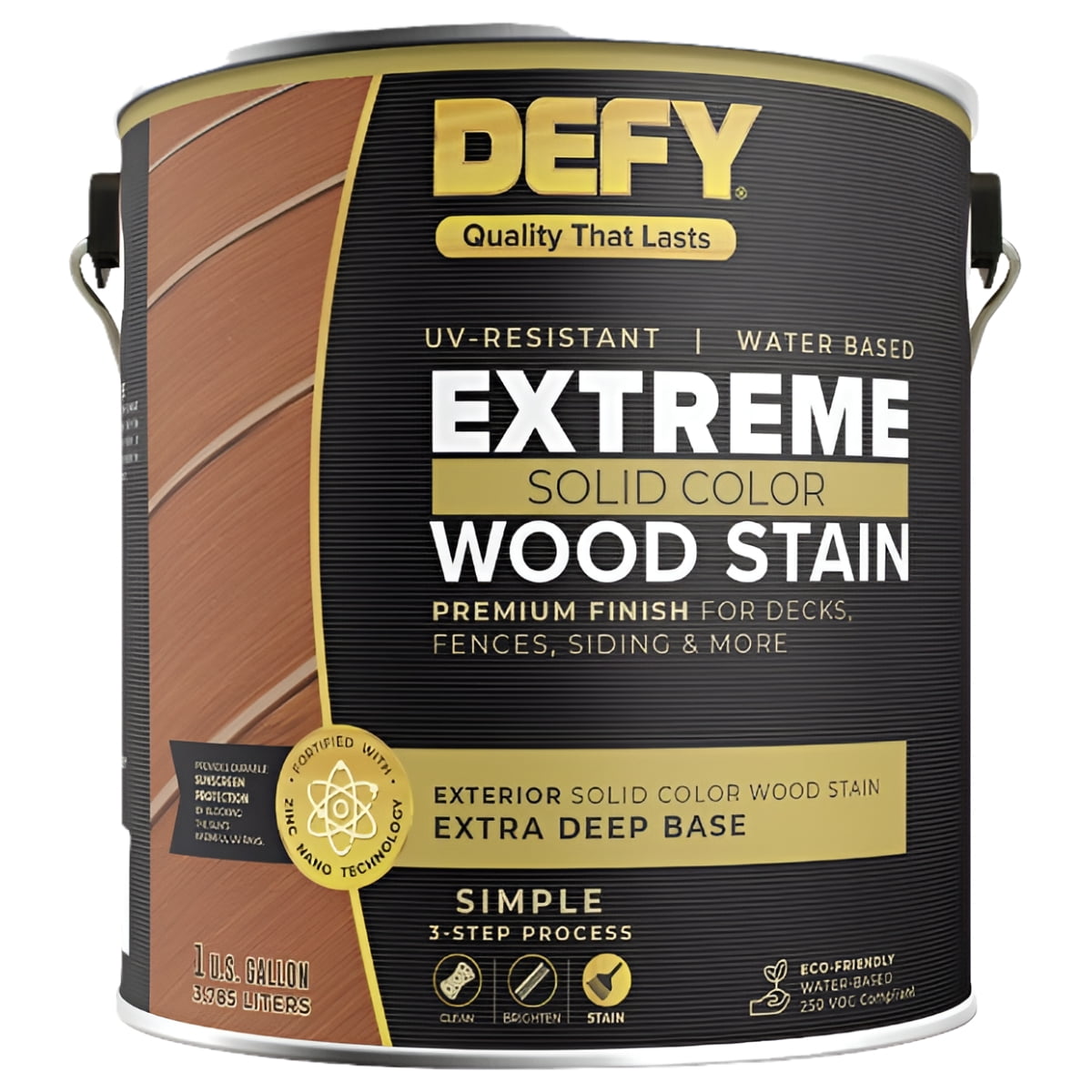 Defy Extreme Solid Color Wood Stain, Extra Deep Base, 1 Gal. - Walmart.com