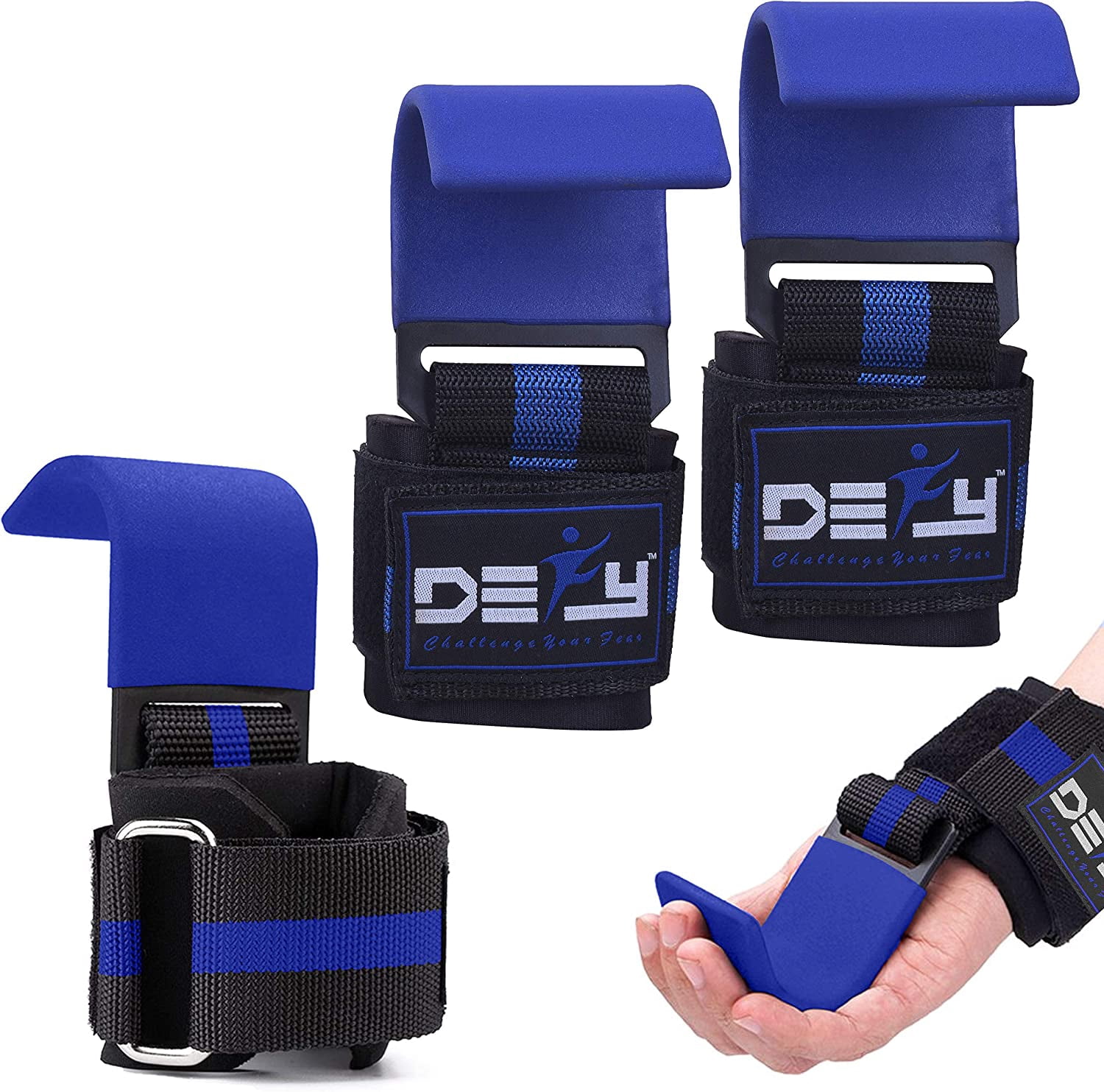 Defy Heavy Duty Dipping Hooks- Ideal for Men & Women - Wrist Hook ...