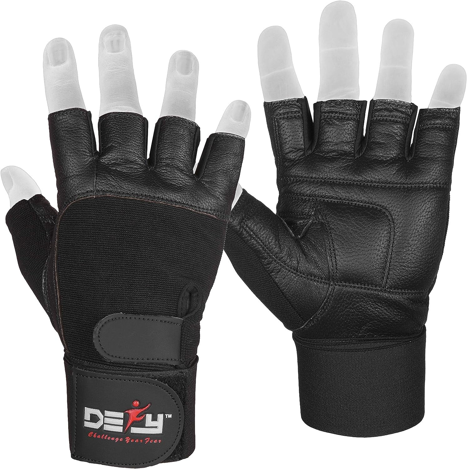 Defy Long Wrist Gloves - Ideal for Men & Women, Weightlifting ...