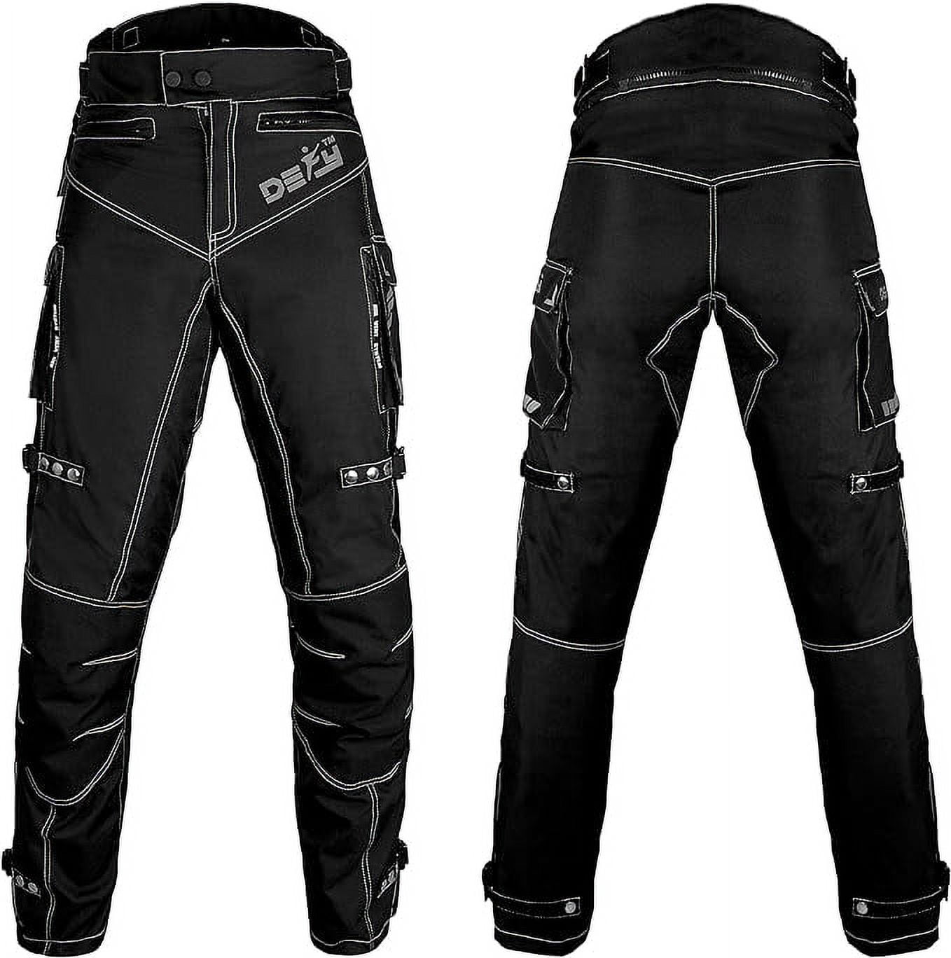 Defy Sports Motorcycle Pants for Men Biker Dual Sport - Riding Pants ...