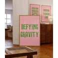 Defying Gravity Pink Wicked Wizard of Oz Glinda Elphaba Song Quote ...