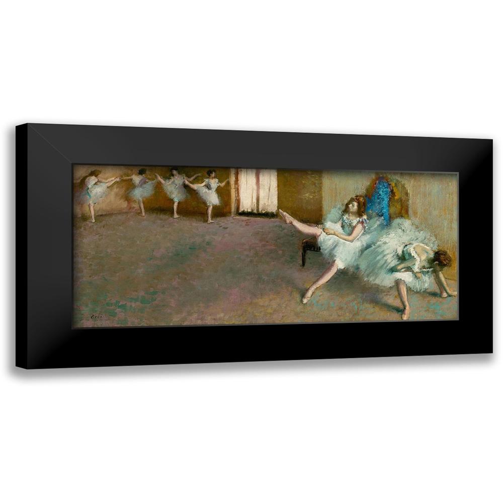 Degas, Edgar 14x8 Black Modern Framed Museum Art Print Titled - Before ...
