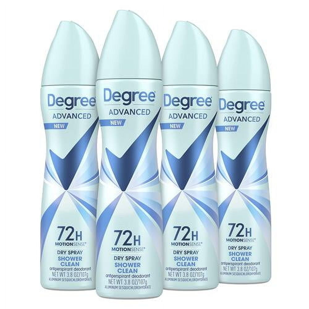 Degree Advanced Antiperspirant Deodorant Dry Spray 72-Hour Sweat And ...
