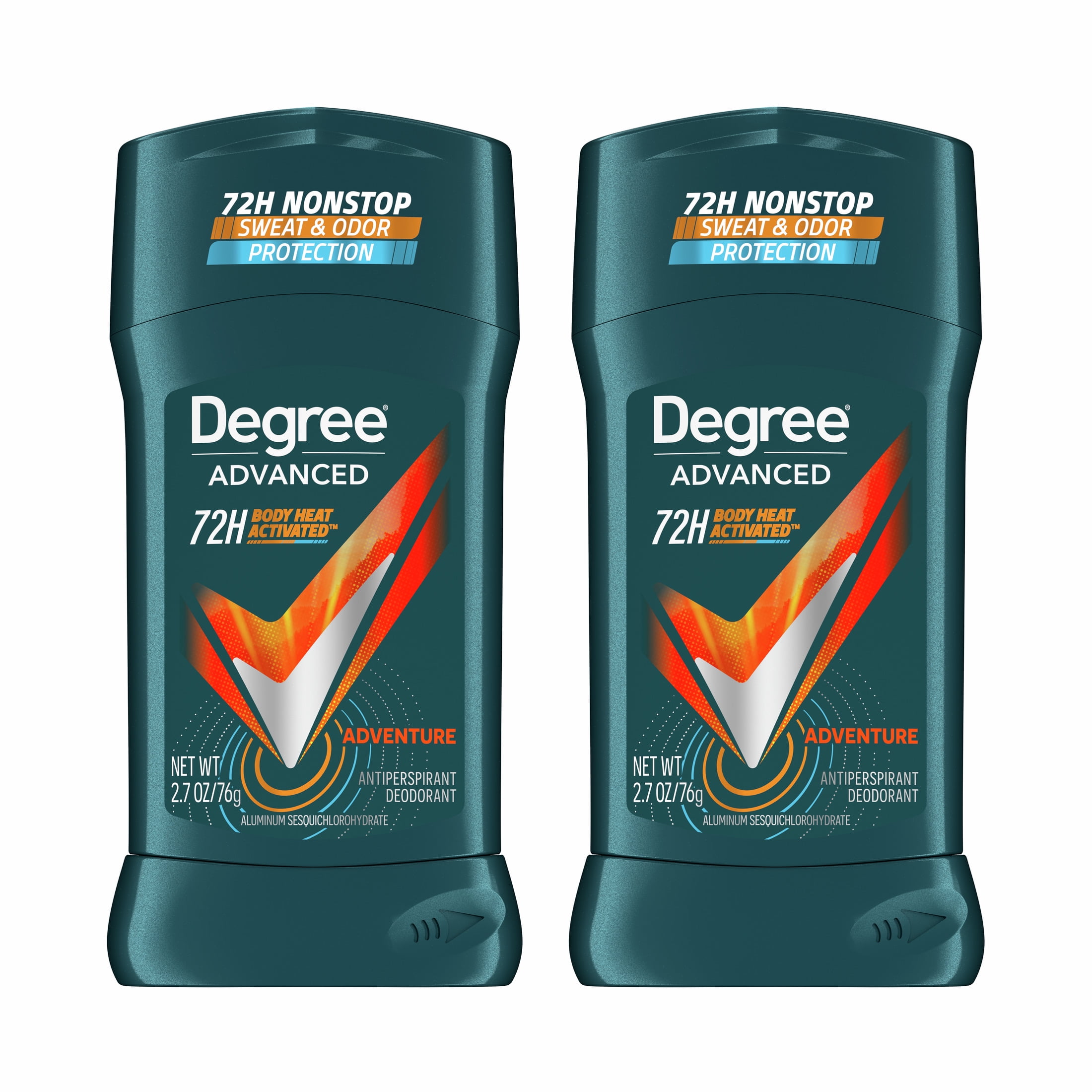 Degree Advanced Long Lasting Men's Antiperspirant Deodorant Stick Twin ...