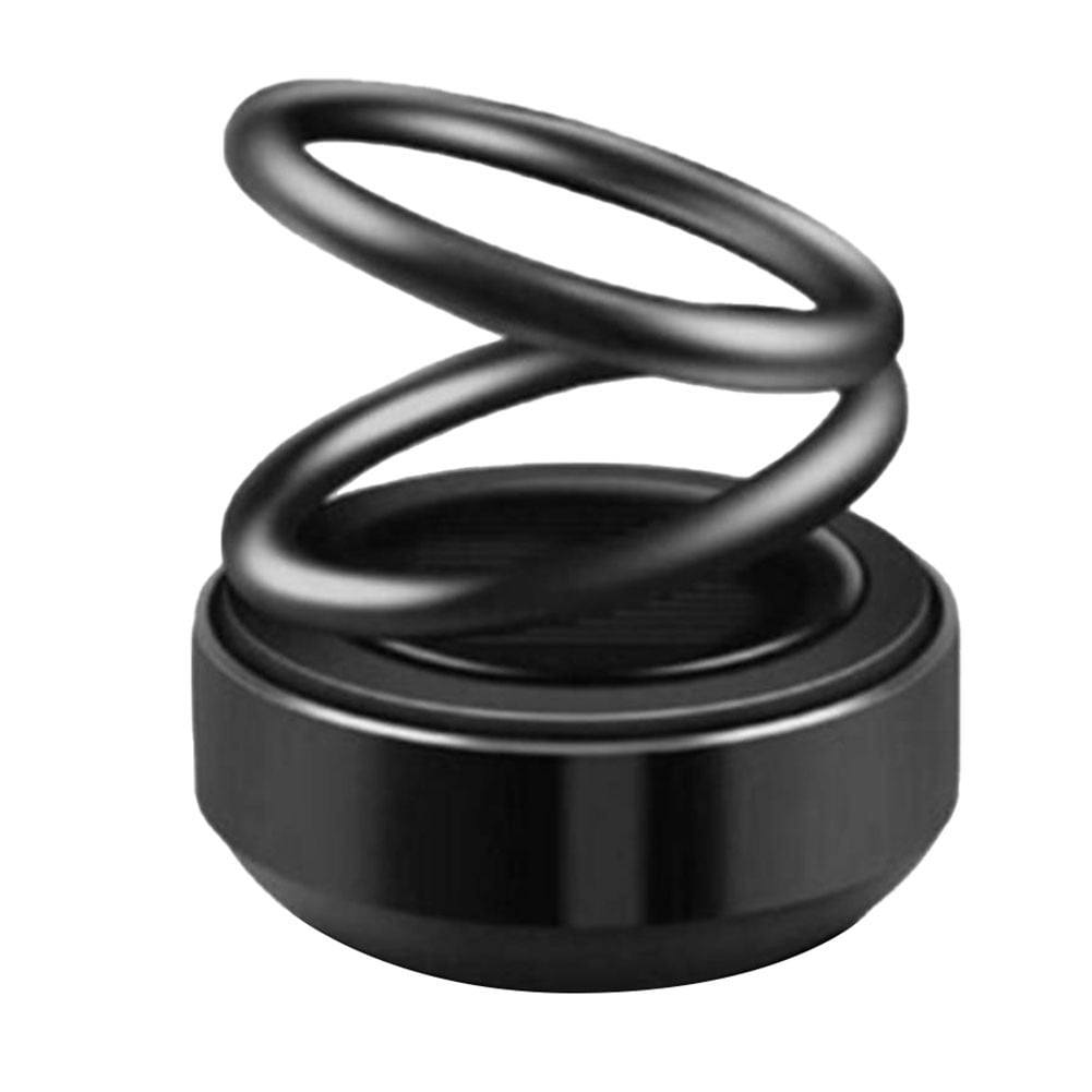 Degree Blowing Car Aromatherapy With Solar Powered Rotating Double Ring ...
