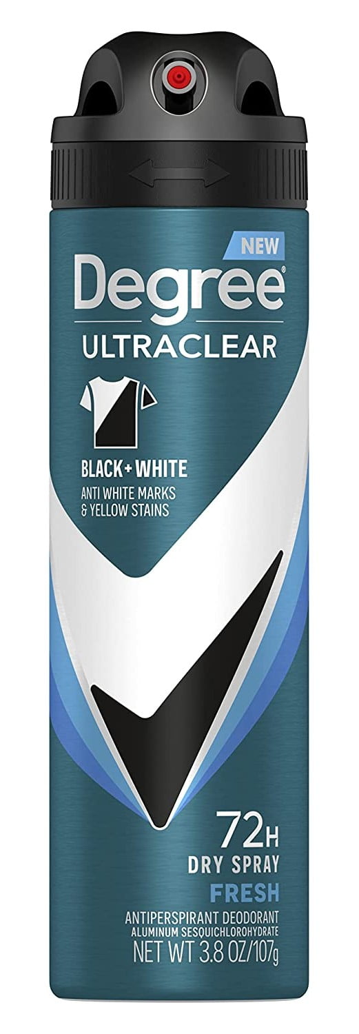 Degree Deodorant 3.8oz Dry Spray Fresh Ultraclear (Pack of 3) - Walmart.com