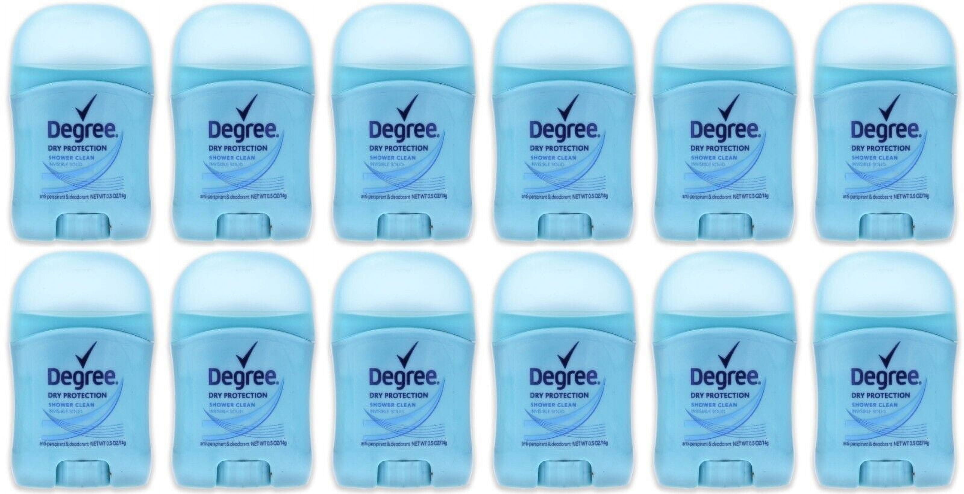 Degree Dry Protection Shower Clean Deodorant, Antiperspirant, Travel ...