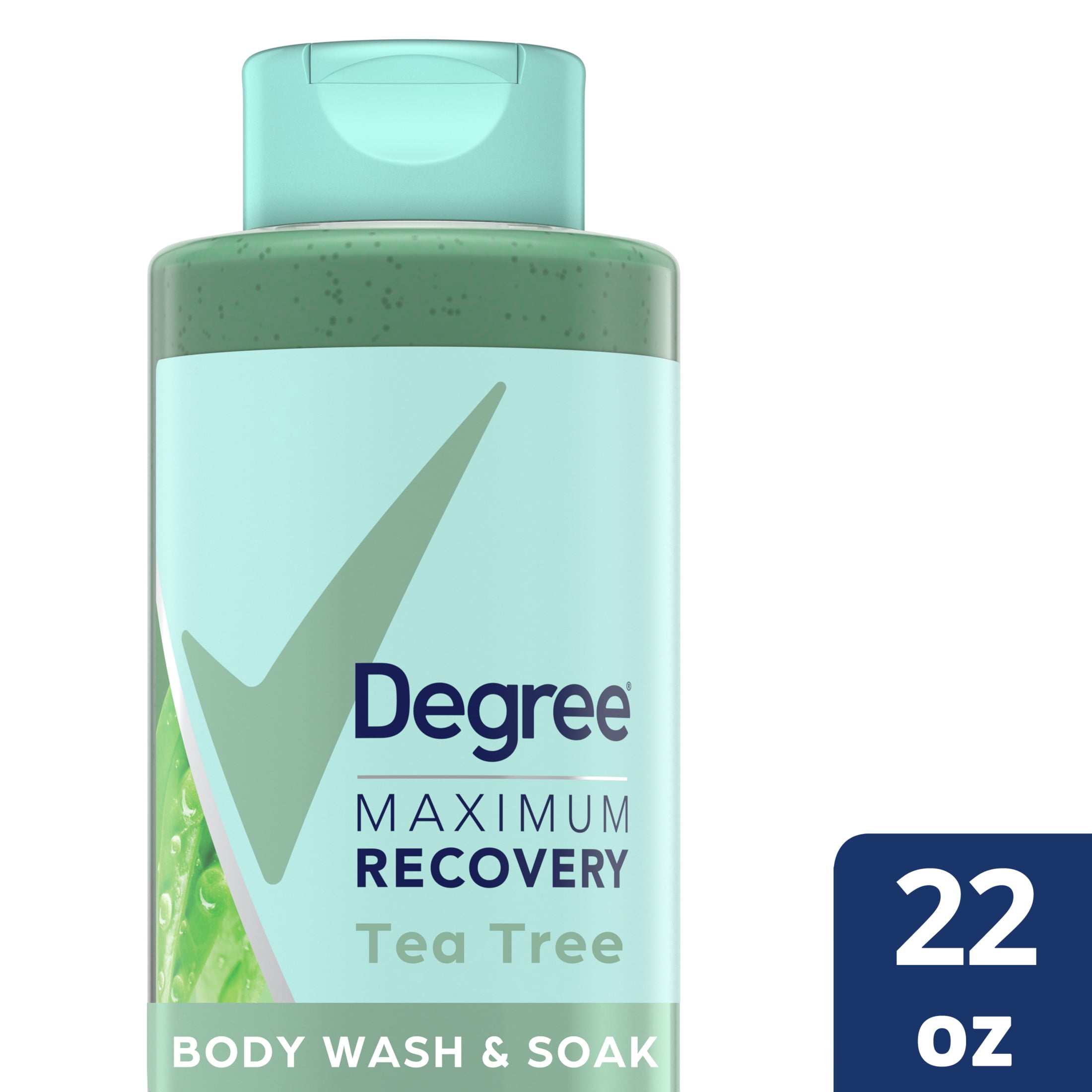 Degree 22oz Bath Shower Gel, Exfoliating Body Wash with Tea Tree, Epsom ...