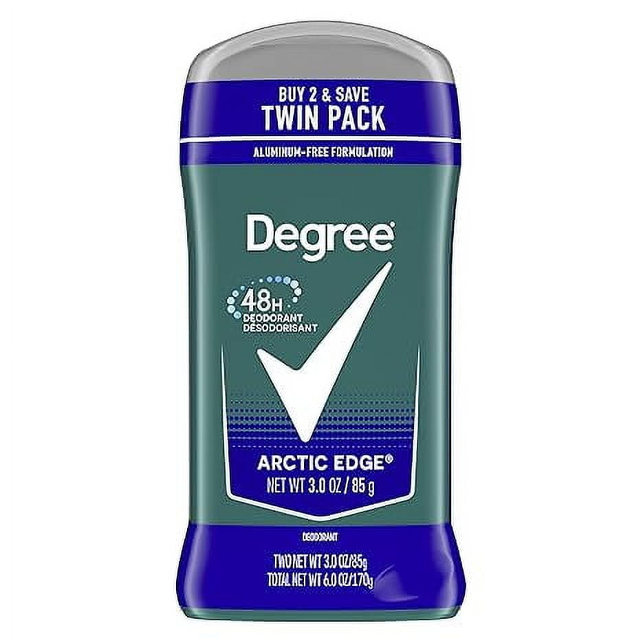 Degree Long Lasting Antiperspirant Deodorant Stick, Arctic Edge, Twin ...
