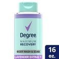 Degree 16 oz Maximum Recovery Lavender Body Wash & Shower Gel with ...