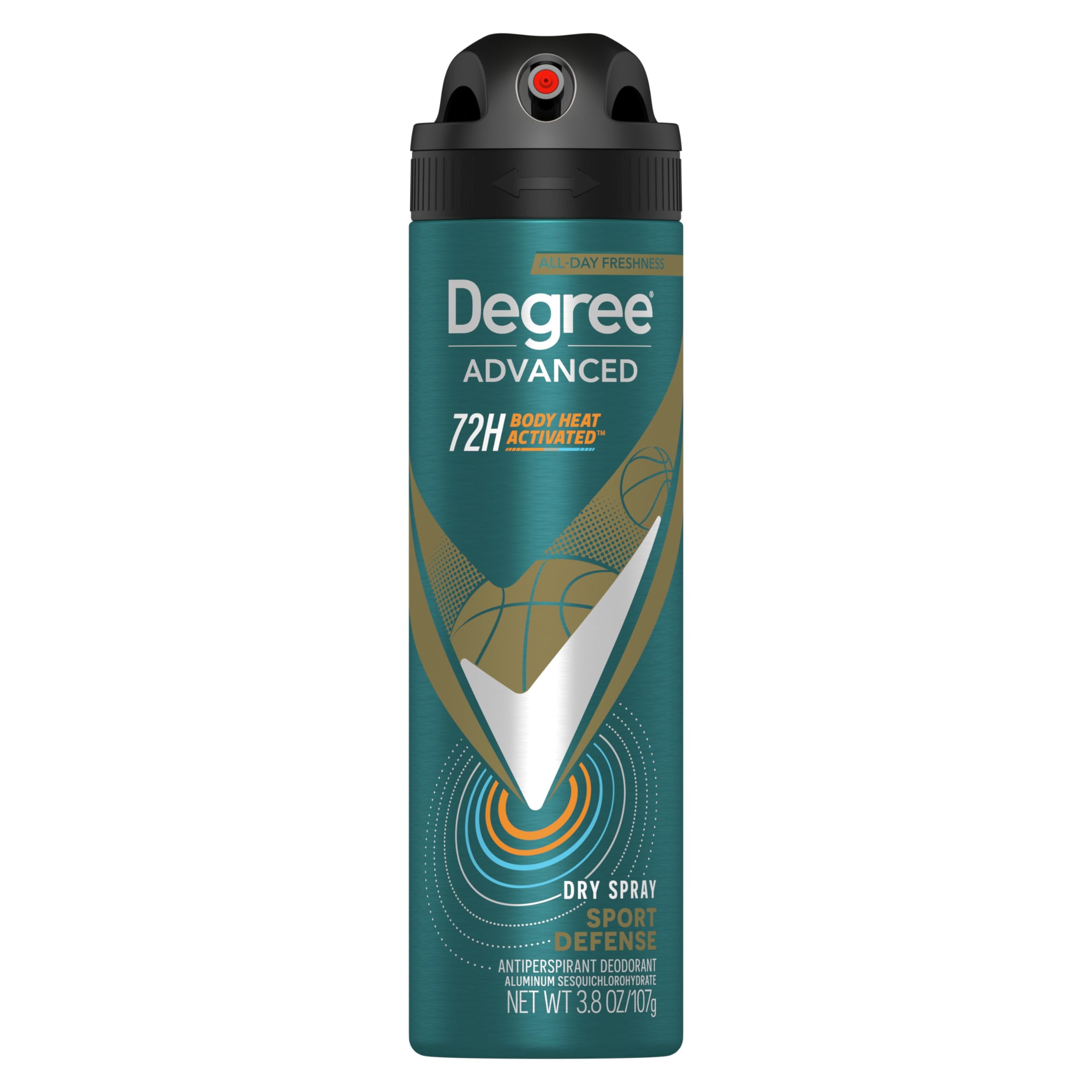 Degree Men Advanced Antiperspirant Deodorant Dry Spray Sport Defense 72 ...