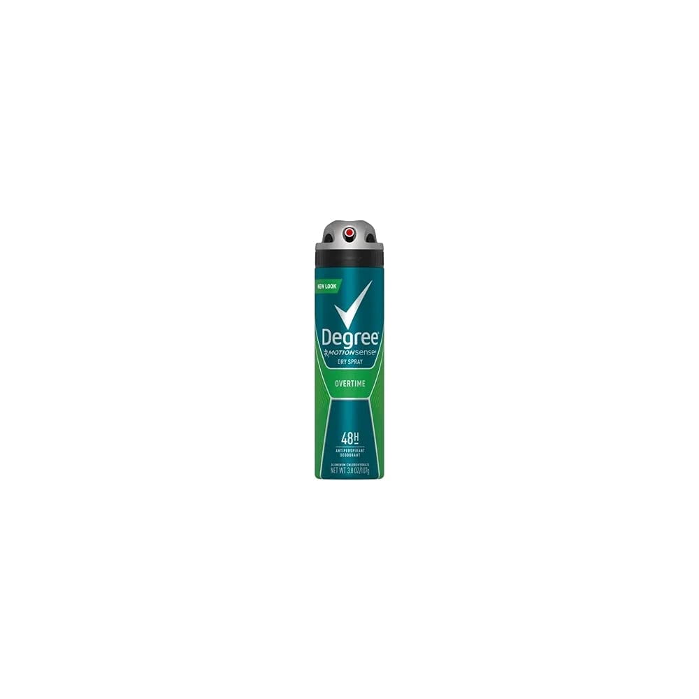 Degree Men Dry Spray Antiperspirant, Overtime, 3.8 Oz - Walmart.com