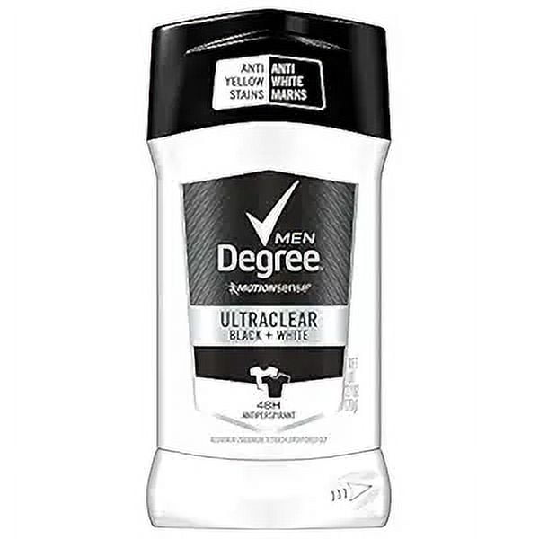 Degree Men UltraClear Antiperspirant Deodorant Black+White, Pack of 12 ...