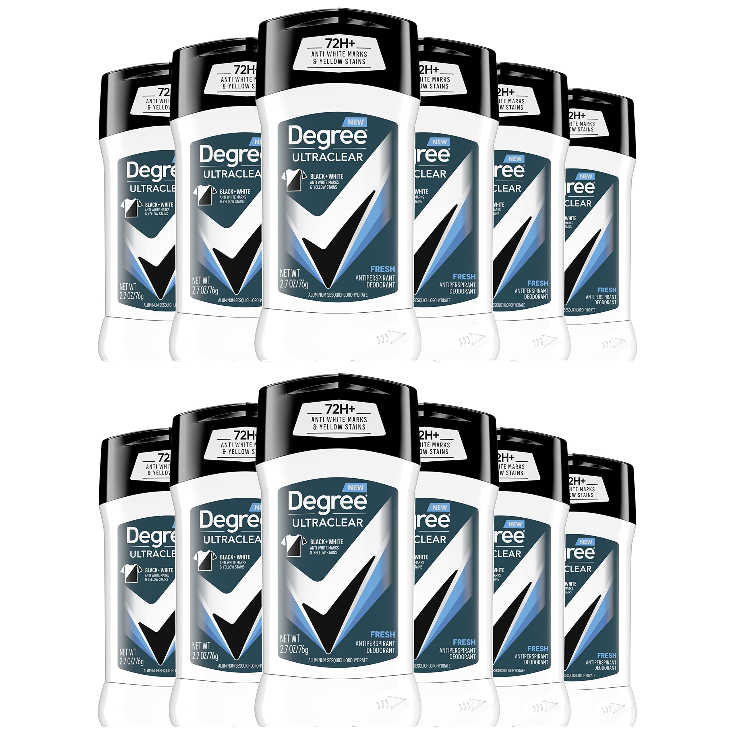 Degree Men Ultraclear Antiperspirant Deodorant Fresh, Pack Of 12, 72 ...