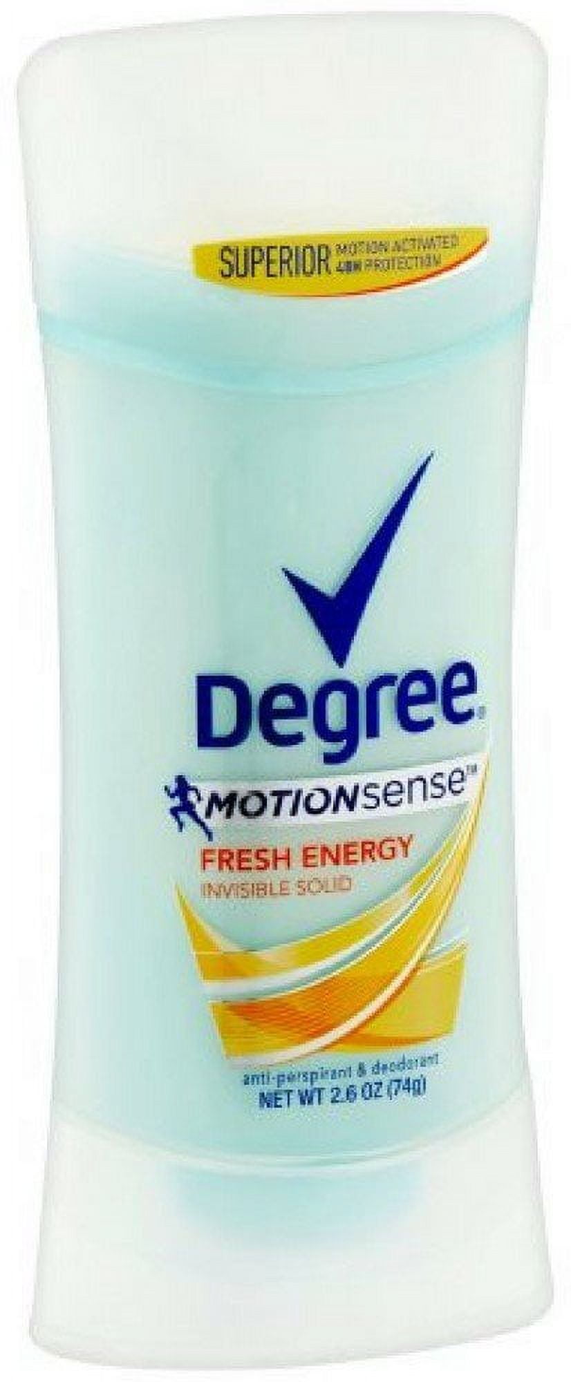 Degree Women Antiperspirant Deodorant Stick Fresh Energy 2.6 oz (Pack ...