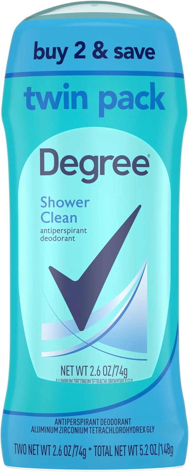 Degree Women Dry Protection Antiperspirant Deodorant Twin Pack, Shower ...
