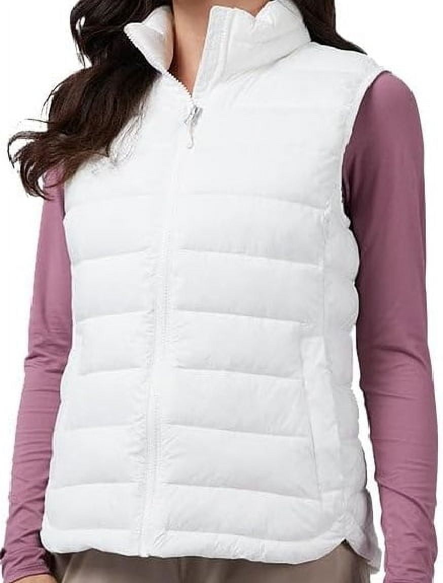 Degrees Women's Lightweight Recycled Poly-Fill Packable Vest | Zippered ...