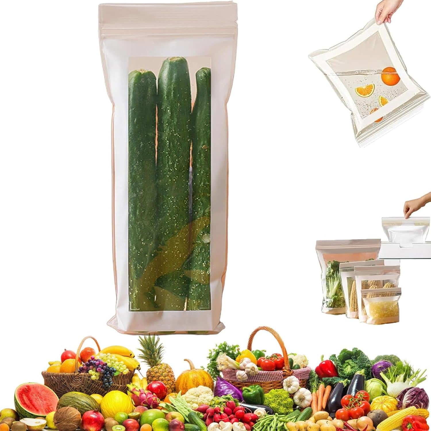 Dehorss Food Grade Fresh-Keeping Bags, Conservatione Food Grade Fresh ...