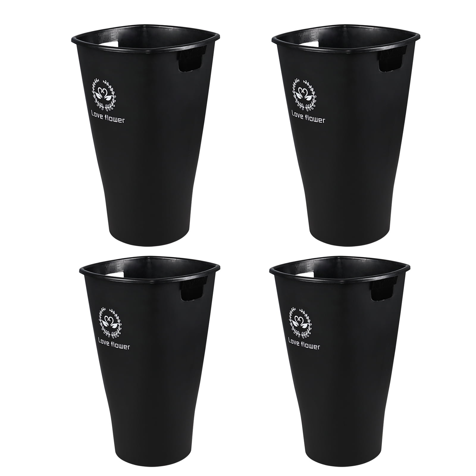 Dehouse 20 Inch Tall Flower Buckets with Cutout Handle for Cut Flowers ...